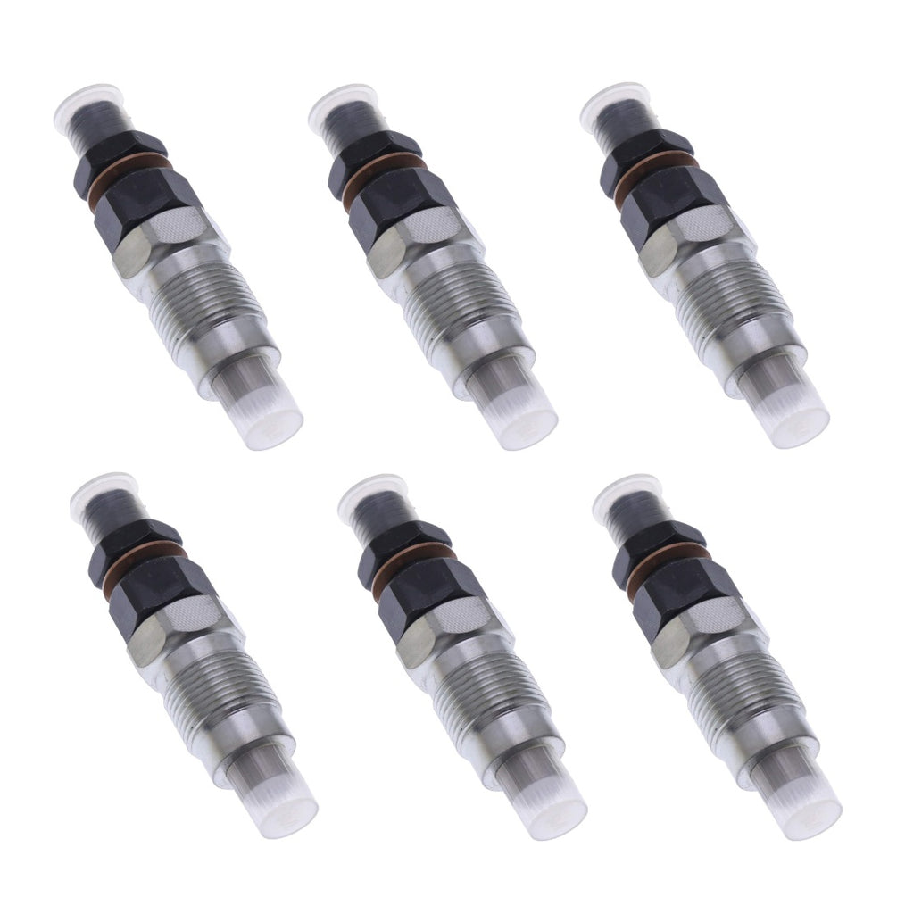 Set of 6 Denso Injectors for Toyota LandCruiser 1HZ 100 Series 093500 ...