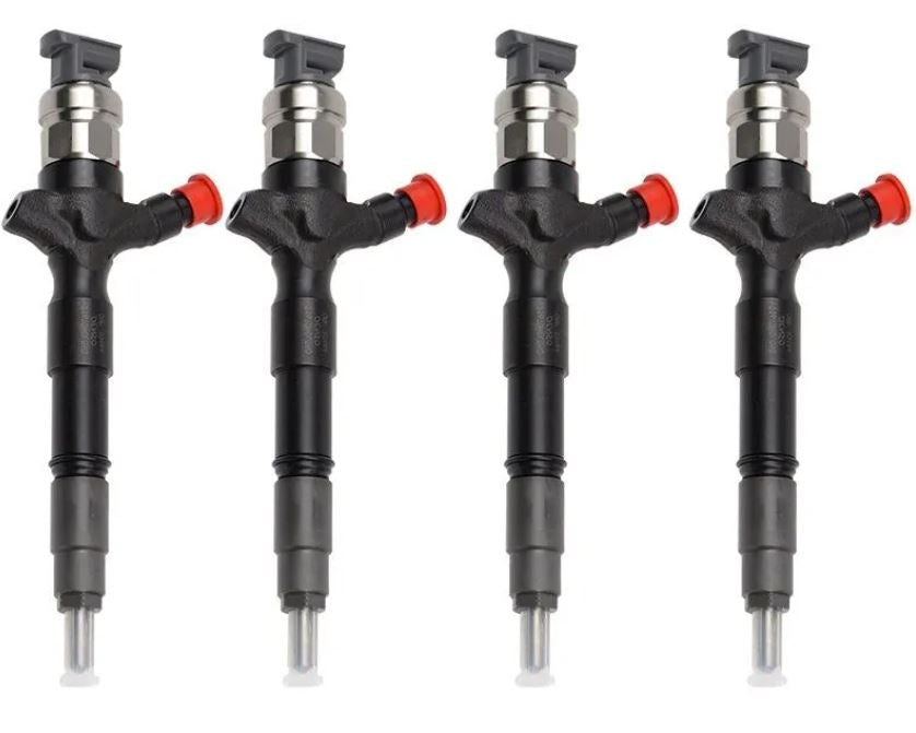 4x New Diesel Fuel Injectors Set for Toyota Hilux KUN26R 1KD-FTV D4D 3 ...