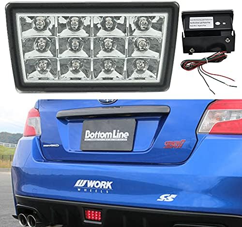 Smoked Red Lens LED Rear Fog Light Kit for Subaru WRX/STi, Impreza, XV ...