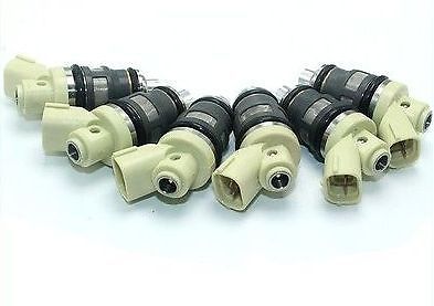6 x 540cc FUEL INJECTORS for TOYOTA SUPRA JZA80 2JZGTE 2JZ SIDE FEED D ...