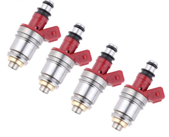 4 x Fuel Injector for Nissan Navara D21 D22 2.4L Terrano Ka24E JS21-1 ...