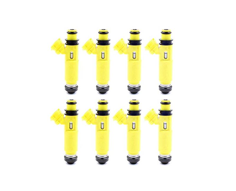 8 x 450cc Fuel Injectors for Toyota 1UZFE E85 DENSO AISIN LEXUS SOARER ...