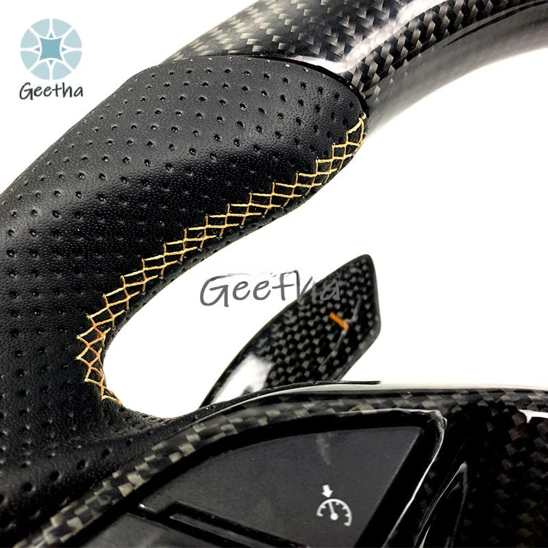 Carbon Fiber Steering Wheel for Chevrolet Corvette C7 Camaro Modificat ...