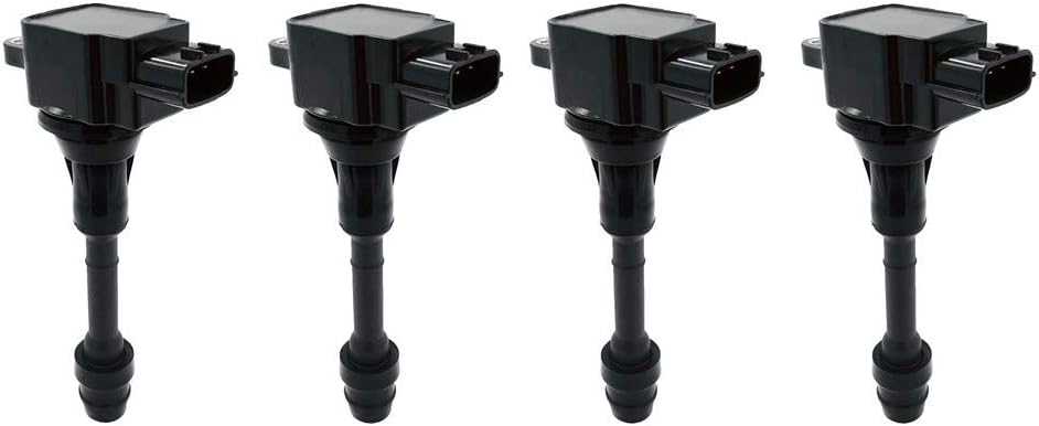 IGNITION COIL pack SET for NISSAN MURANO Z50 QR25DE 2.5L 4CYL 2004-200 ...