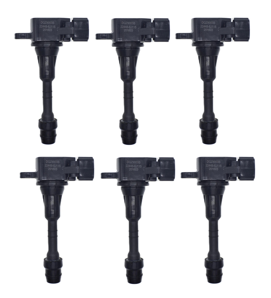 Ignition COIL PACK SET FOR Nissan M35 STAGEA VQ25DET VQ35DE 350Z Skyli ...