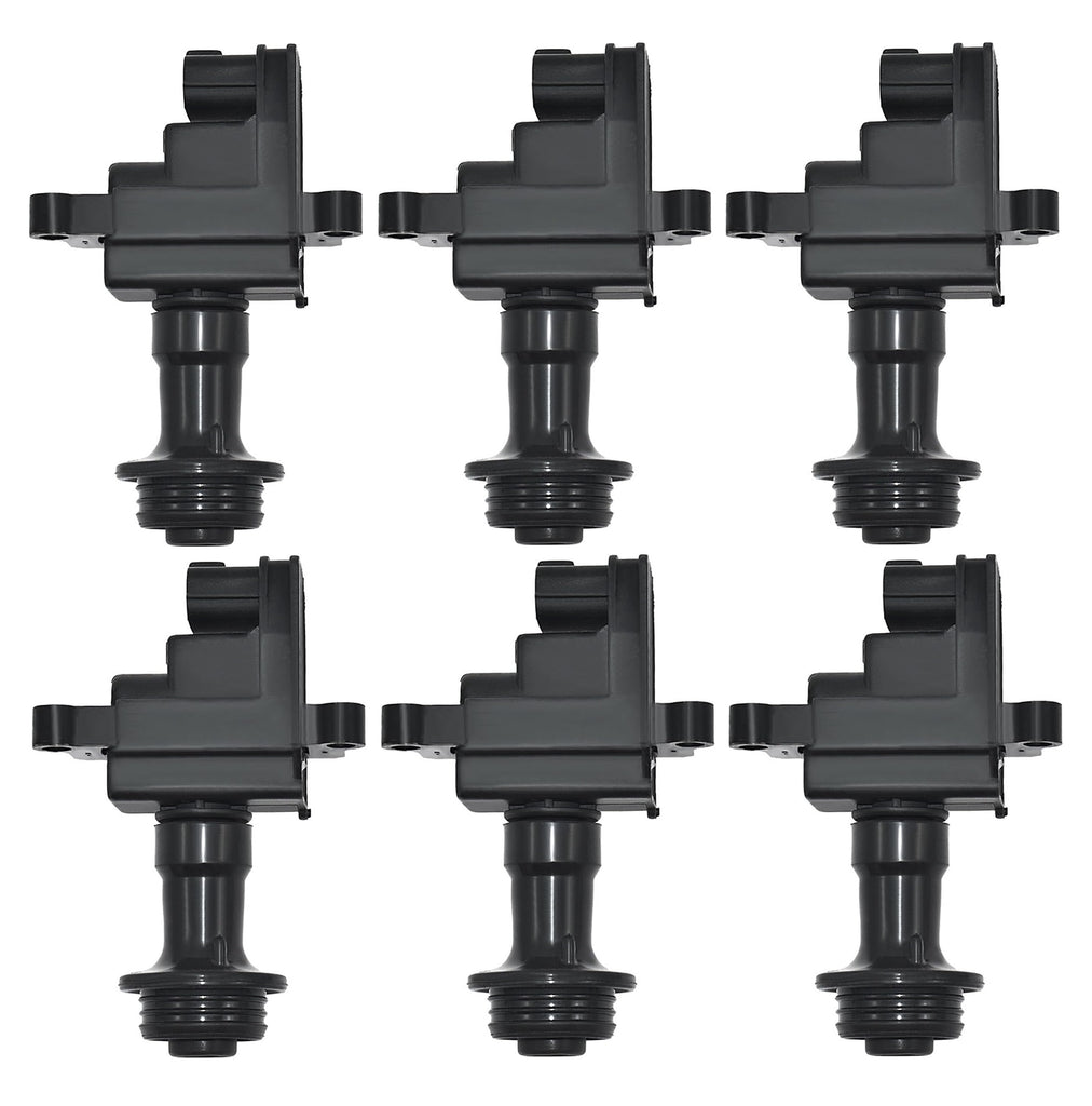 Set of 6 Ignition Coils for Nissan Skyline R34 & Nissan StageA 2.5L re ...