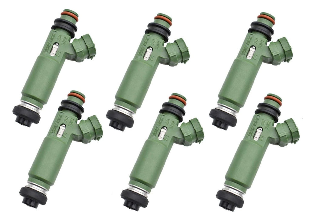 6 x Fuel injectors for TOYOTA 1FZ-FE LANDCRUISER FZJ78,79,105 23209-66 ...