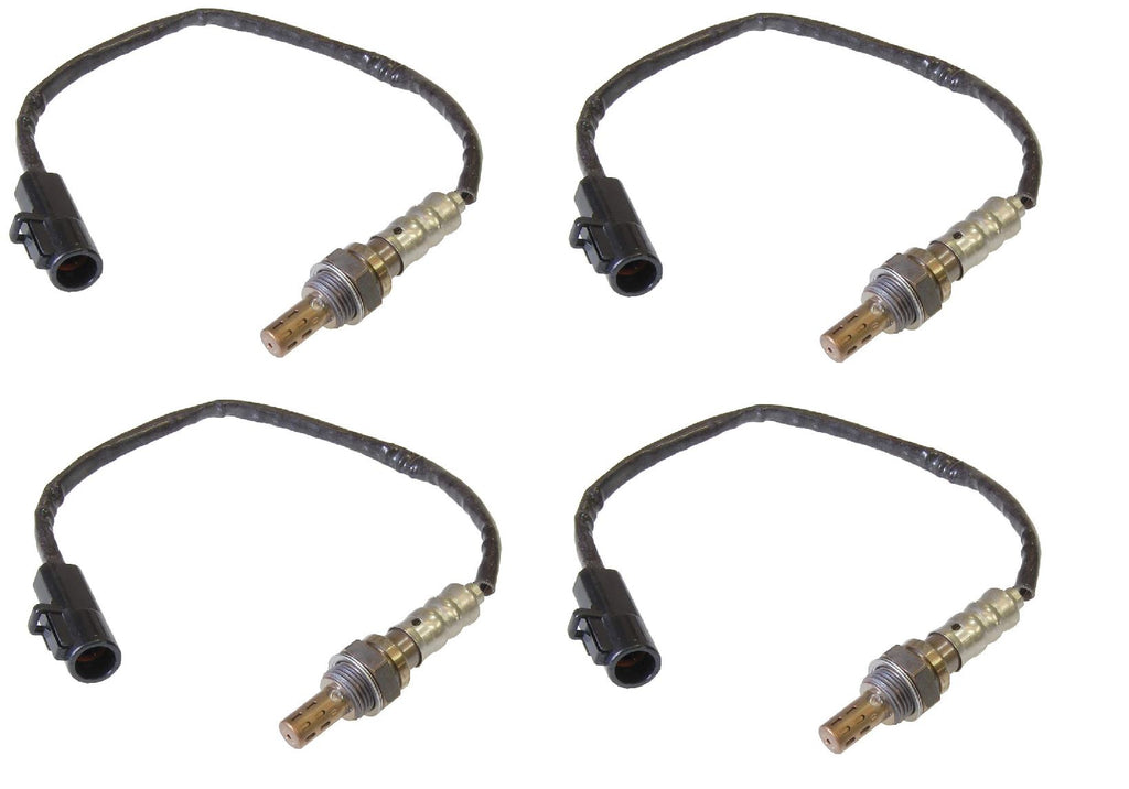 4 x O2 Oxygen Sensors – Full Vehicle Kit (Pre-Cat + Post-Cat) for Ford ...