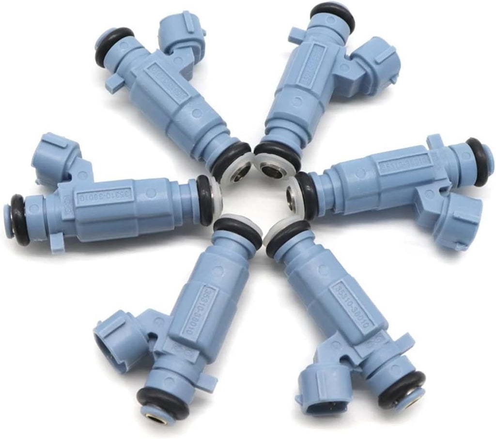 6 x 35310-38010 Fuel Injector for Hyundai Santa Fe Sonata XG350 3.5L K ...