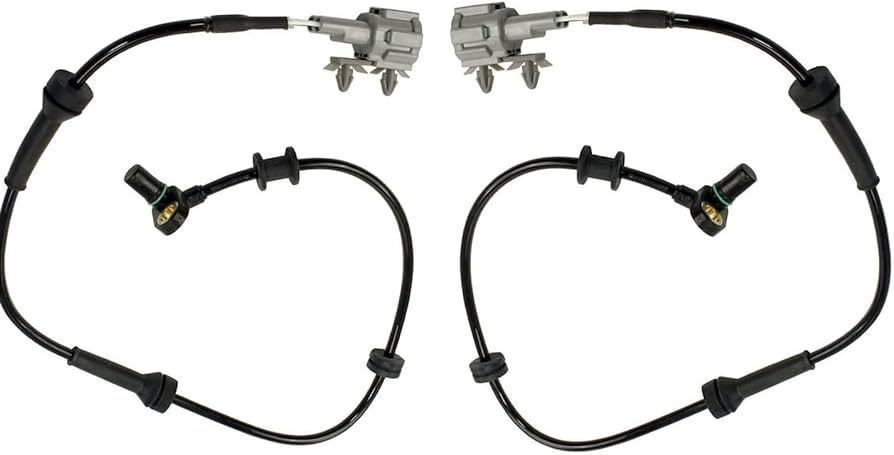 2 x Front Left+Right ABS Wheel Speed Sensors For Nissan Navara NP300 D ...