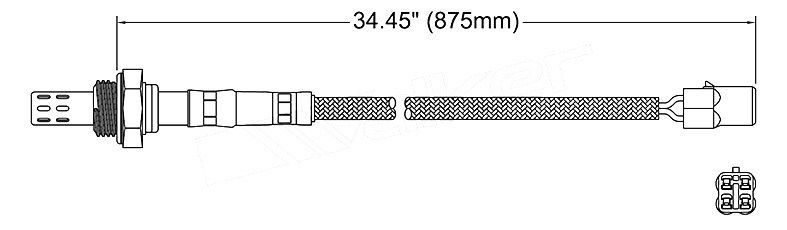 Oxygen sensor pre-cat for Subaru Legacy Bg Bd Ej2d5 2.5l O2 02 – e ...