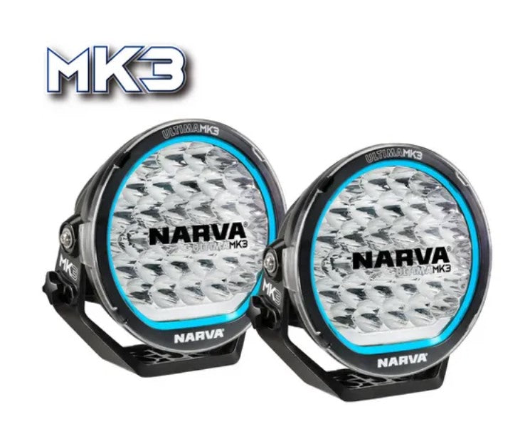 Narva Ultima MK3 215 LED Driving Lights Kit – Hybrid Beam - Part No. 7 ...