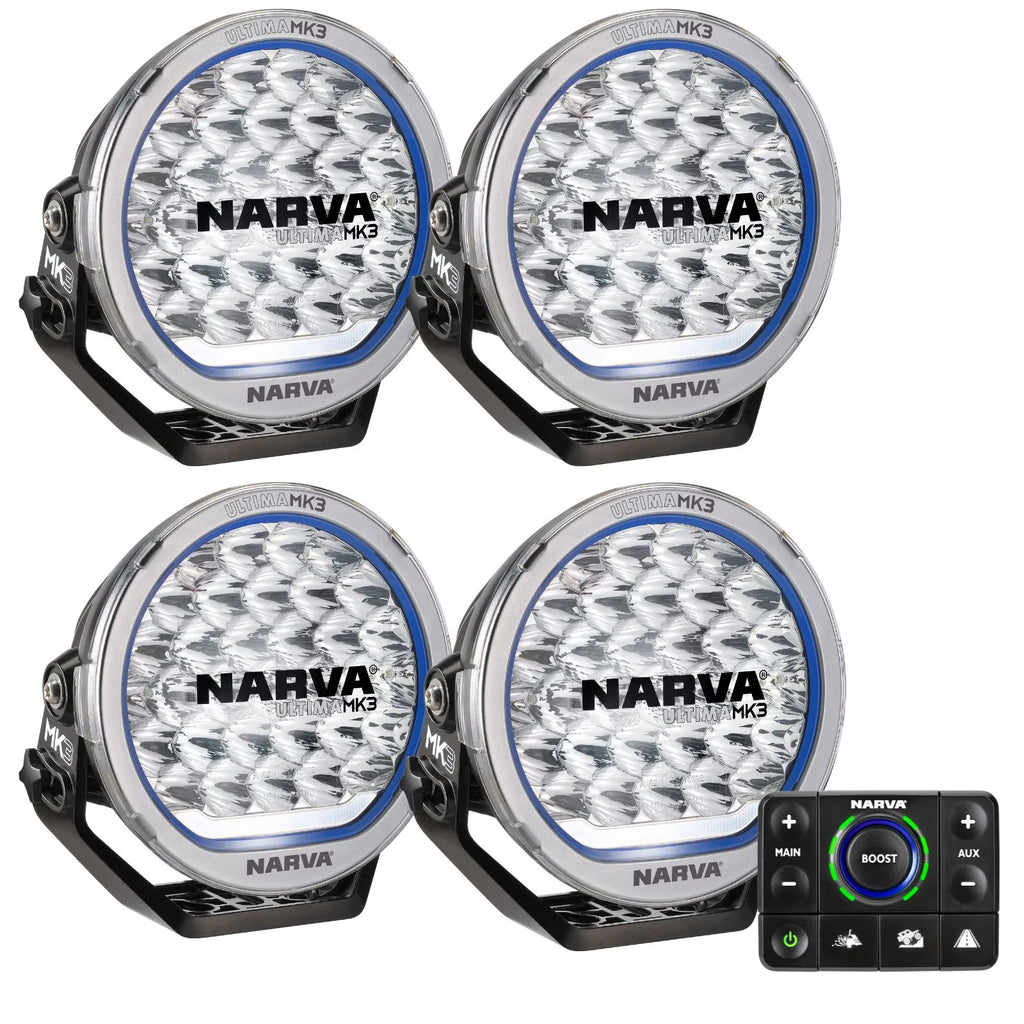 NARVA ULTIMA MK3 215 LED TRANSPORT DRIVING LIGHTS KIT - HYBRID Part No ...