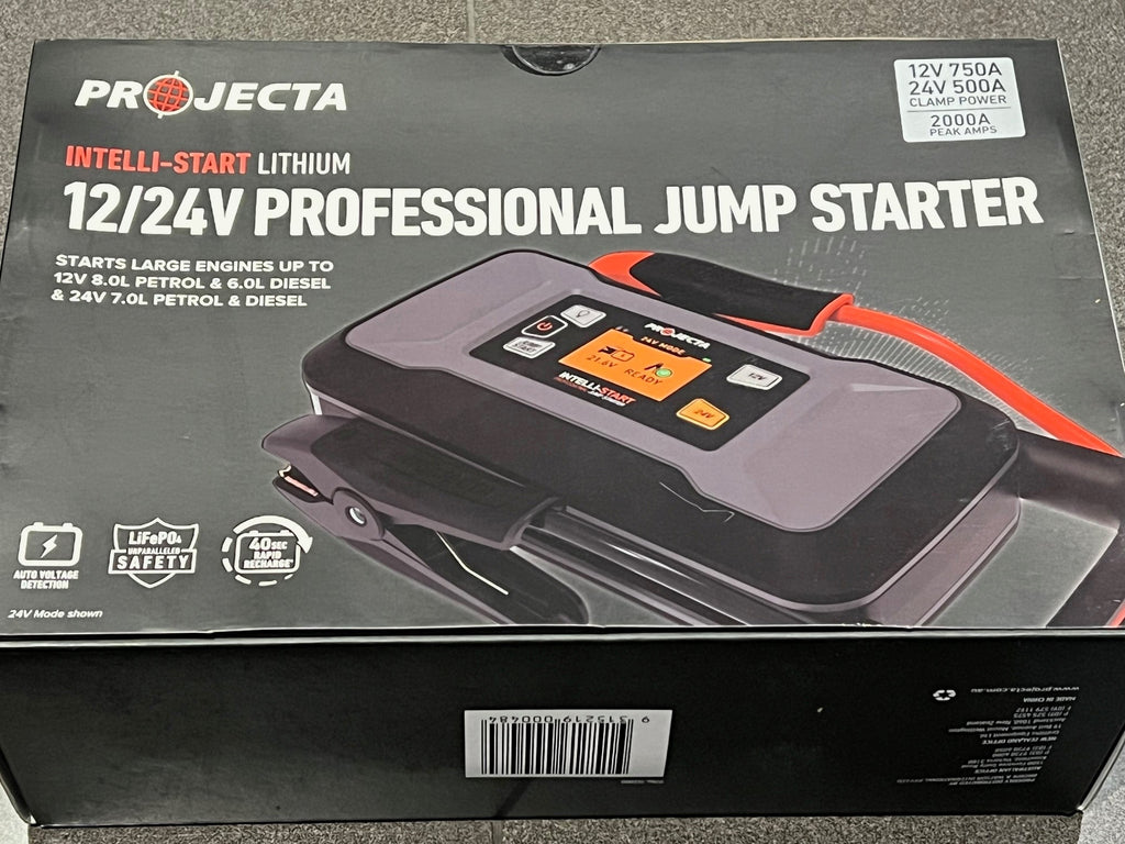 Projecta 12/24V 2000A Intelli-Start Lithium Jump Starter and Power Ban ...