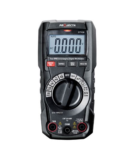 Projecta DT150 True RMS Digital Multimeter AC/DC Voltage Current Temp ...