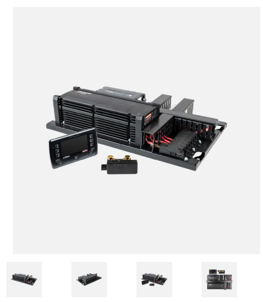 Redarc QuickFit X40 75A Integrated Power Panel with RedVision® Display ...