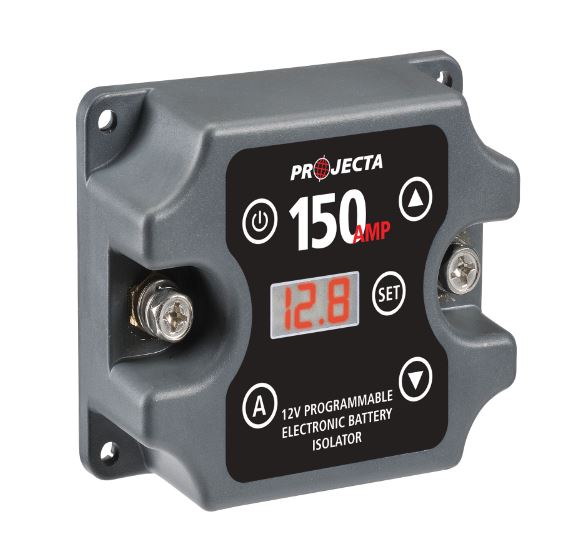 Projecta 150A Voltage Sensitive Battery Isolator VSR150 – Dual Battery ...