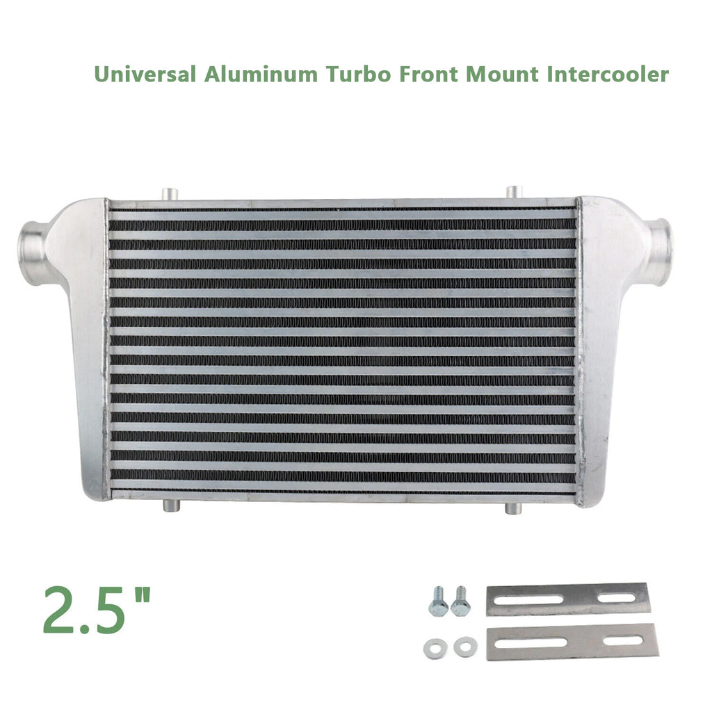 Universal Aluminum Intercooler oversize 450 X 300 X 65mm Inlet/Outlet ...