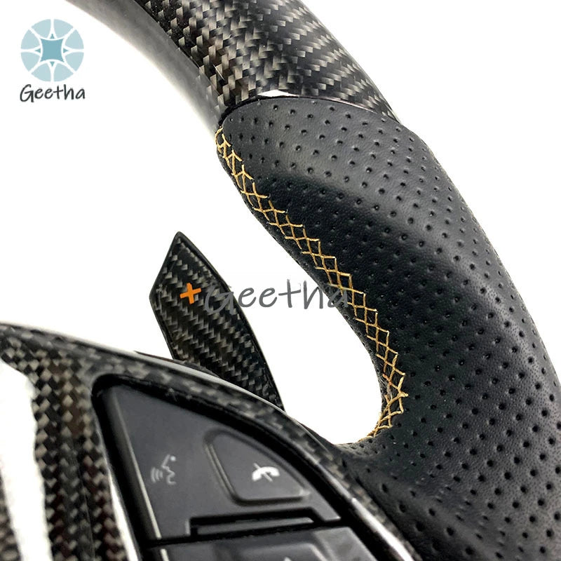 Carbon Fiber Steering Wheel for Chevrolet Corvette C7 Camaro Modificat ...