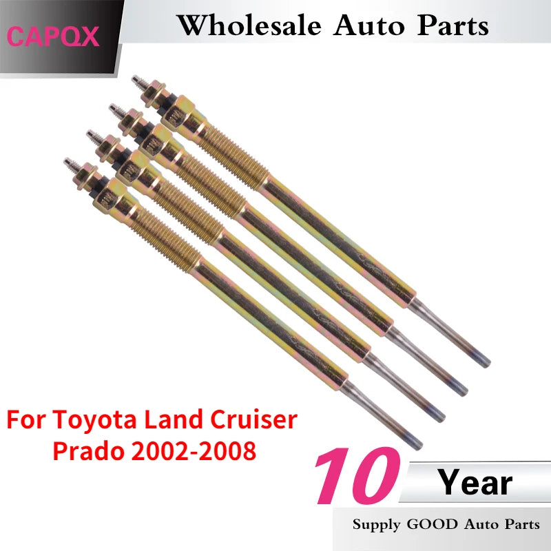 4pcs/lot Heater Glow Plugs Set For Hilux Vigo 1KD 2KD Hiace Innova For ...