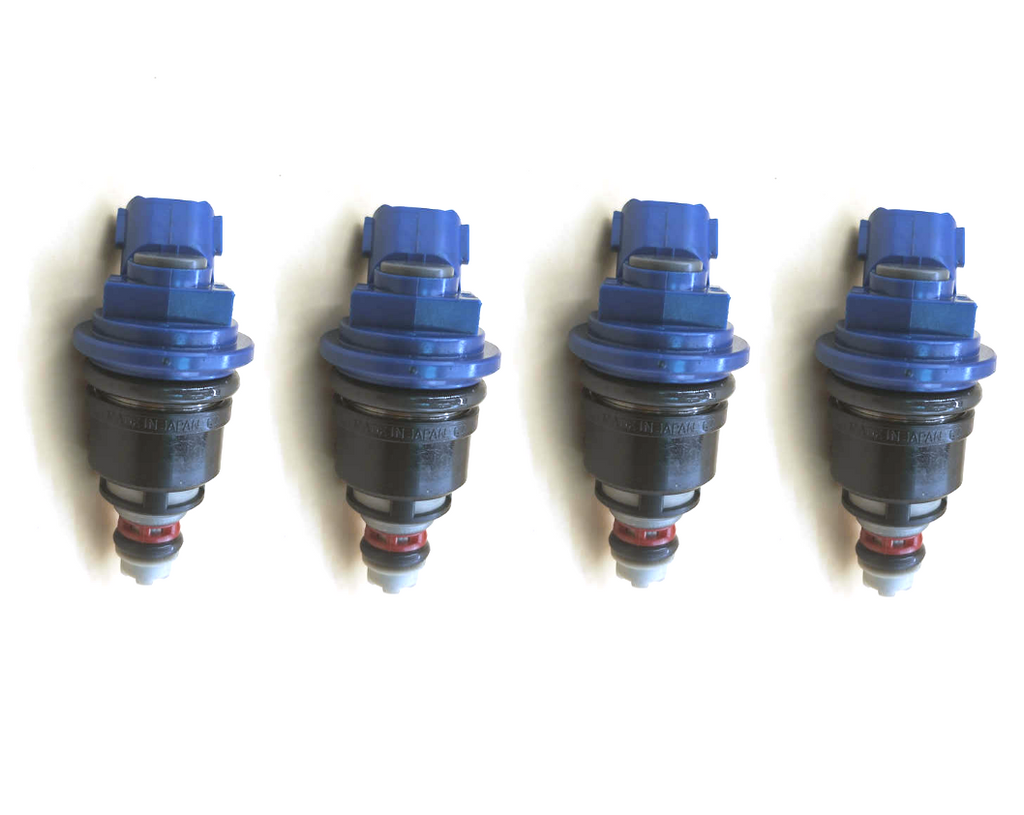 4 x Side Feed Blue Top Fuel Injector to suit SUBARU LIBERTY GT BL BL5 ...