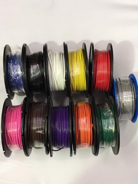 11 roll assortment kit 30m x 20 Amp Auto cable 3mm colours electrical ...