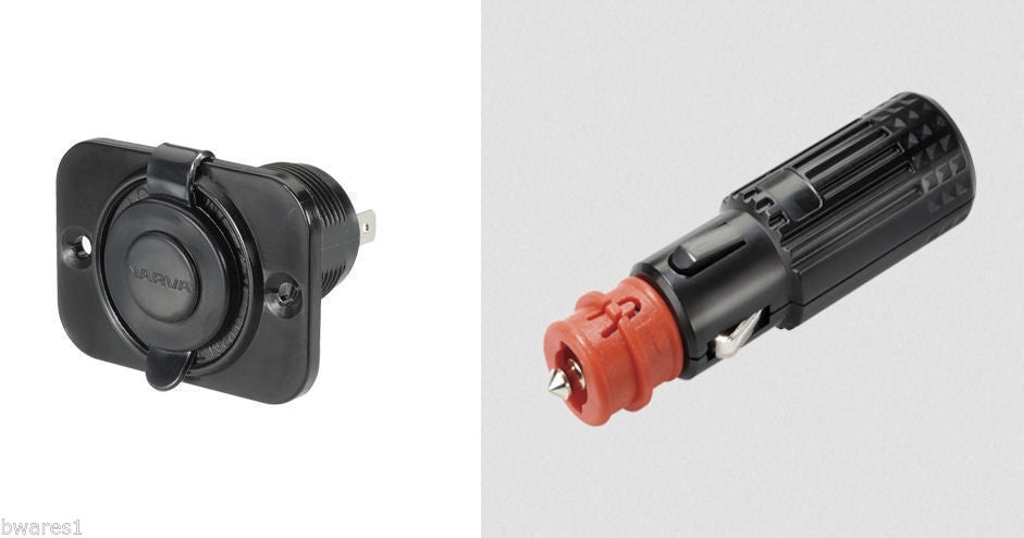 Narva 81026BL Heavy duty lighter socket + 82110 Plug 4X4 4WD trailer ...