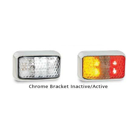 LED Autolamps 35CARMB 12-24 Volt Chrome Bracket Side Marker Lamp – e ...