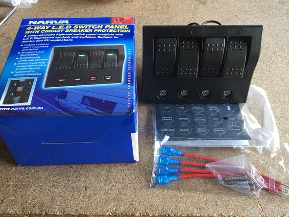 Narva Switch Panel 6 Way With Circuit Breaker 63194 – e-Revolution