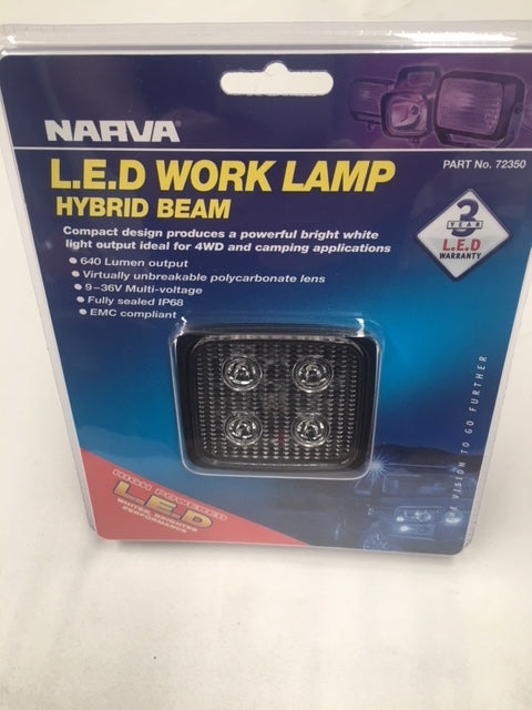 Narva L.E.D Work Lamp - Hybrid Beam 72350 LED - 640 Lumen – e-Revolution