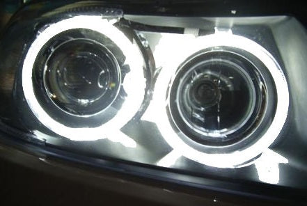 ANGEL EYE LED E70 E90 E91 128W LED BULB Halo Rings X5 320 325 – e ...