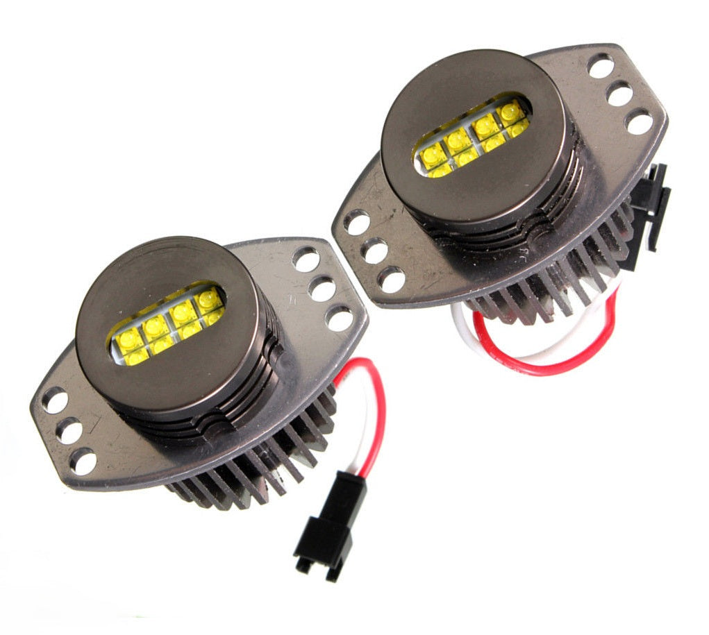 ANGEL EYE LED E70 E90 E91 128W LED BULB Halo Rings X5 320 325 – e ...