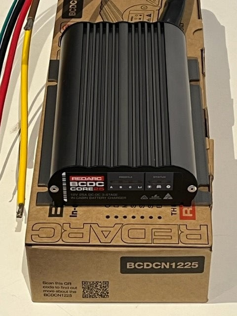 Redarc BCDC CORE IN-CABIN 25 amp DC BATTERY CHARGER BCDCN1225 with Fus ...