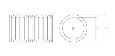 IONNIC 1200100/50 50m Polyflex PA6 Corrugated Nylon Conduit – e-Revolution