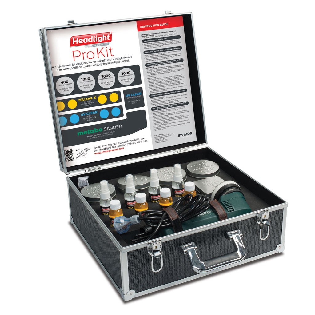 Professional Headlight Restoration Kit - HRK03 – e-Revolution