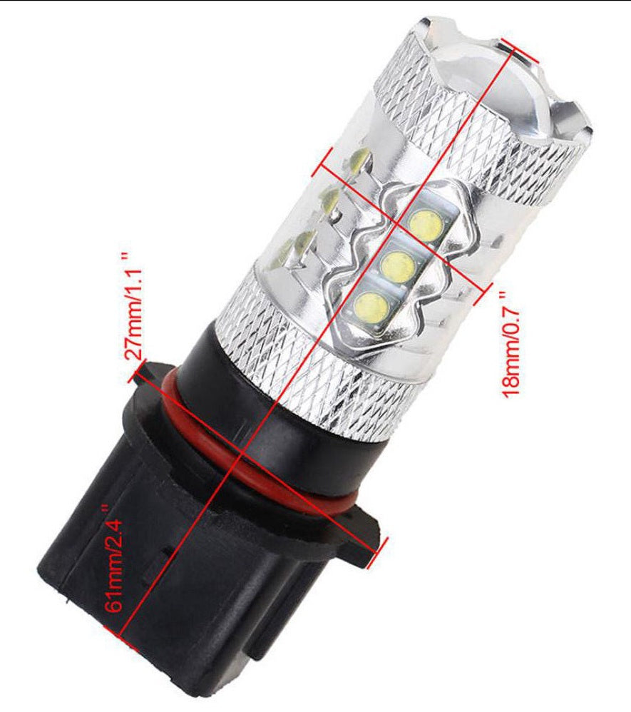 P13W 12277C1 12277 LED DRL FOG Lights For FT86 GT MY15 WRX STI FORESTE ...