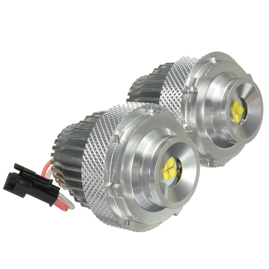 BMW E60 LCI LED Angel Eyes Halo Light Bulbs 2007 2008 2010 LED Headigh ...