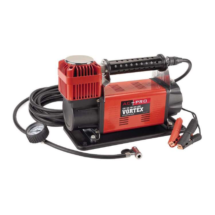 AC Pro Vortex 12V 150PSI Air Compressor Red VTX200 - Great Compressor ...