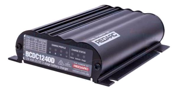 REDARC Battery Charger 12V 40A 3 Stage Dual Input BCDC1240D – e-Revolution