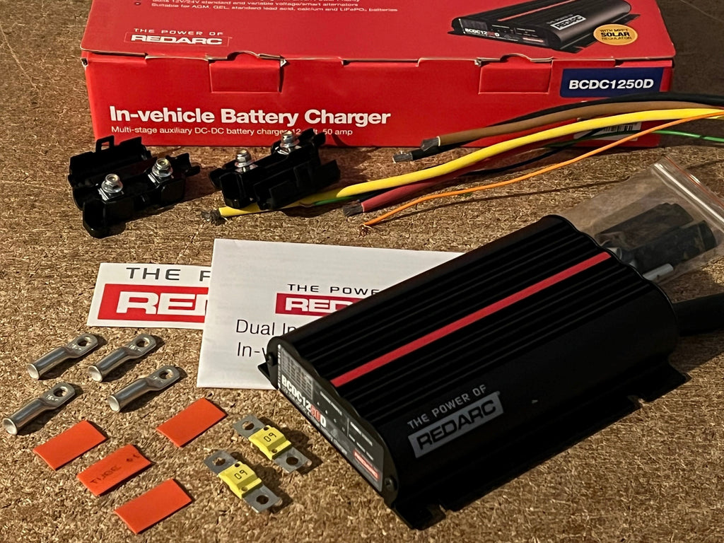 REDARC Battery Charger 12V 50A 3 Stage Auto BCDC1250D + FUSE KIT FK60 ...