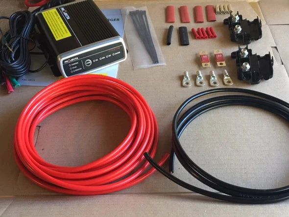Projecta IDC25 V5 DC to DC Charger Kit with Fuses Cable & Lugs DC/DC K ...