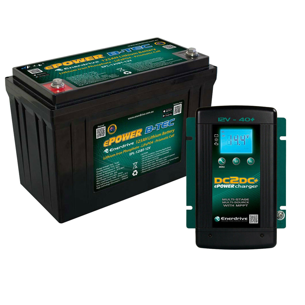 Enerdrive ePOWER B-TEC 12V 125A Lithium Battery + DCDC CHARGER – e ...