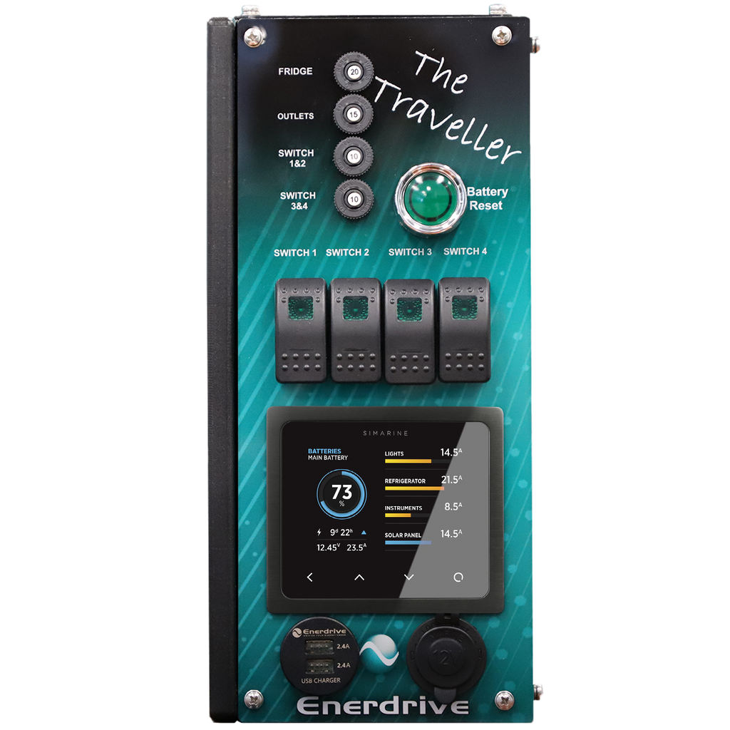 Enerdrive 4WD Canopy Traveller System with Simarine Battery Monitor ...